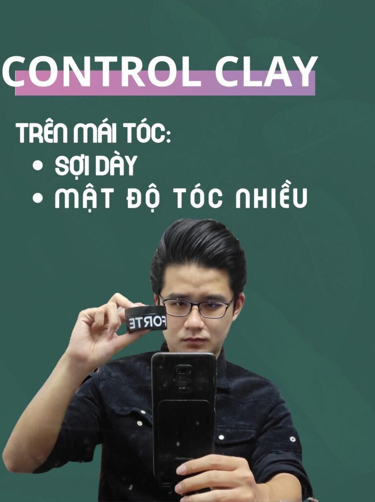 Đánh giá chi tiết Sáp vuốt tóc Forte Series Control Clay